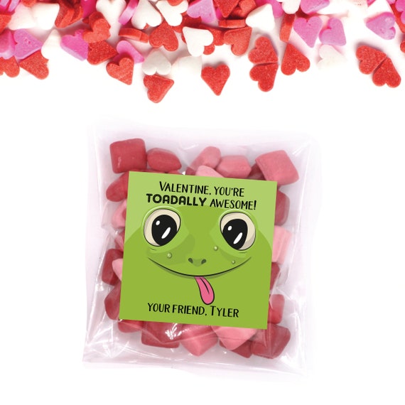 Valentines Stickers- Toadally Awesome Stickers Kids Valentine Stickers ...