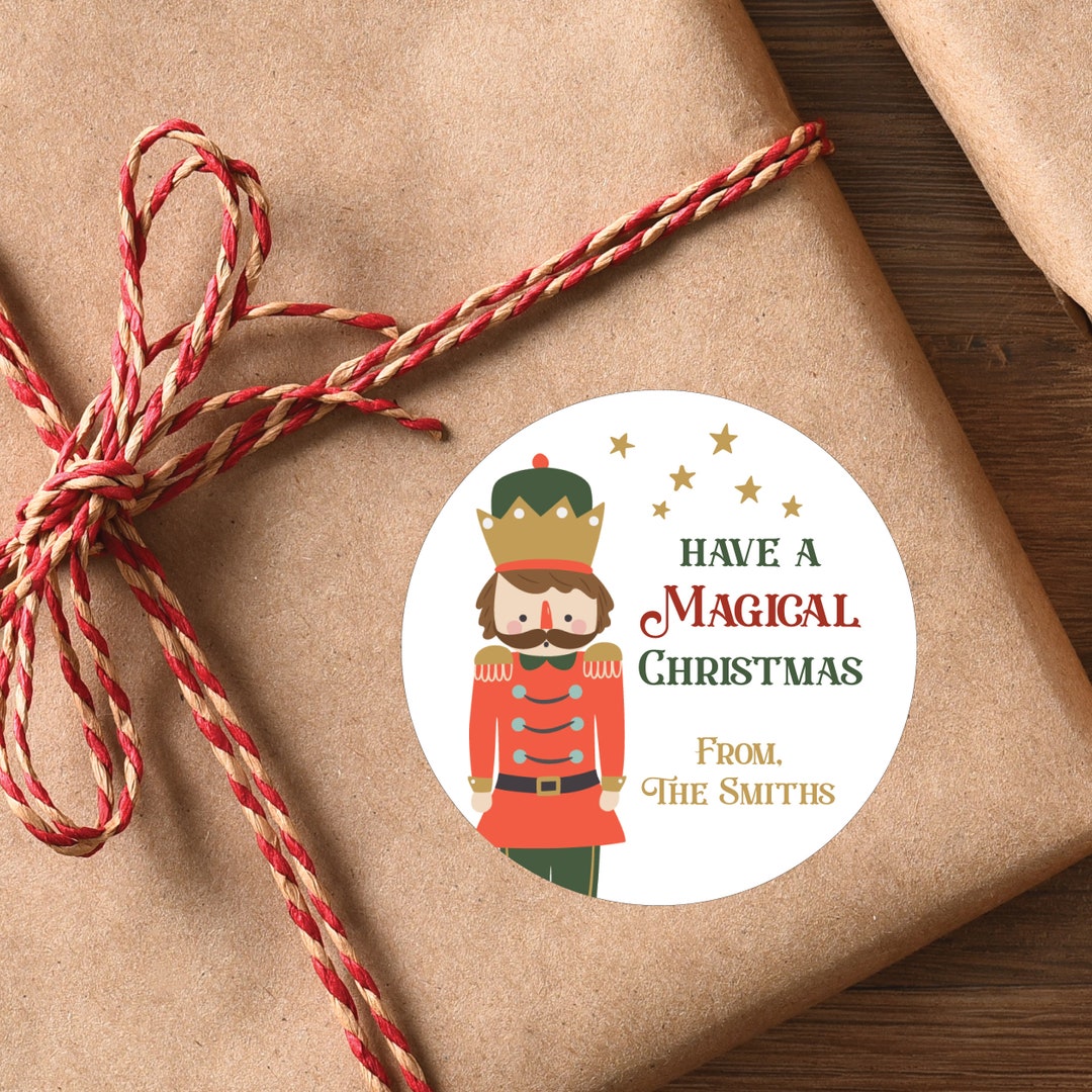 Christmas Stickers - Nutcracker Christmas Gift Labels, Nutcracker ...