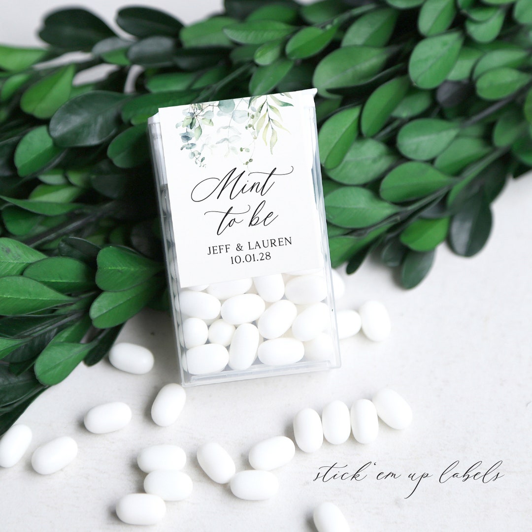 Wedding Favor Sticker - Mint to Be Stickers - Breath Mint Labels, Mint ...