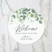 Wedding Welcome Stickers Welcome Bag Label Welcome Box - Etsy