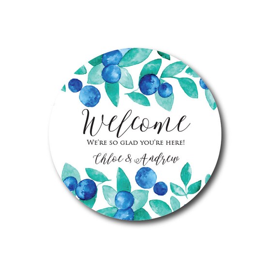 Wedding Stickers Wedding Welcome Stickers Welcome Labels Welcome to Our ...