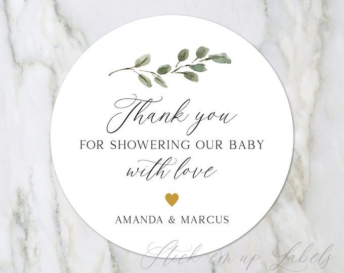 Custom Bridal Shower Stickers, Personalized Shower Favors, Bridal ...