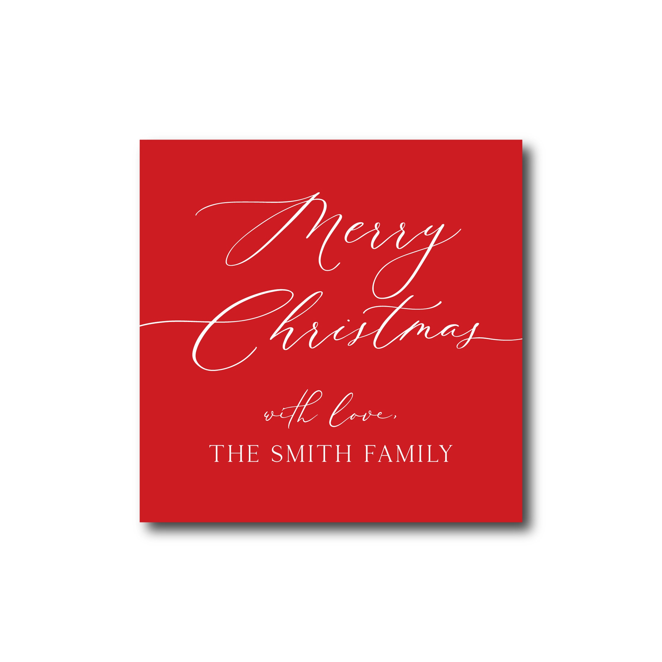 Christmas Gift Labels - Christmas Stickers, Red Christmas Labels ...