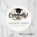 Graduation Party Stickers Congrats Grad Party Favors, Graduation Labels ...