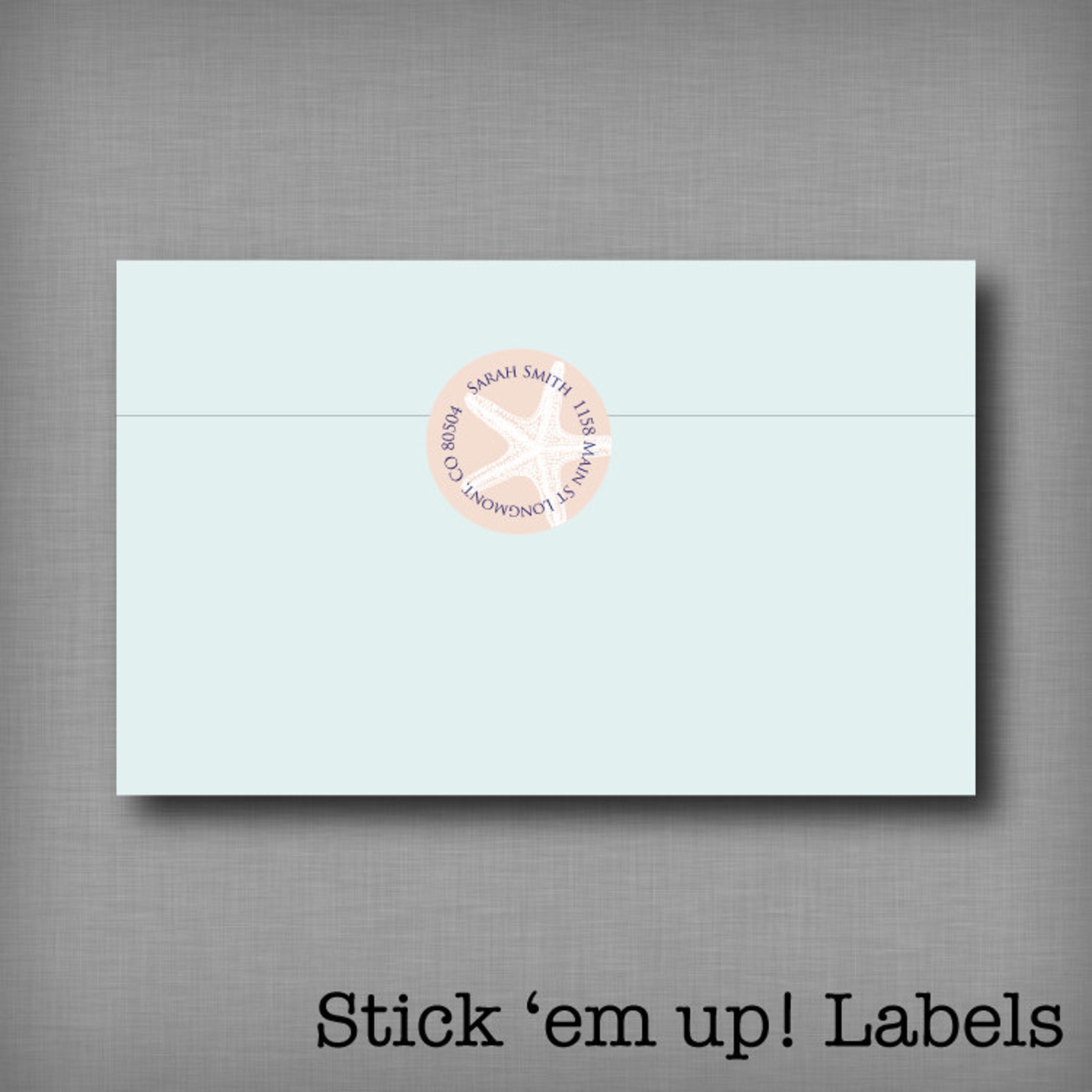 Return Address Labels Personalized Round Address Stickers | Etsy
