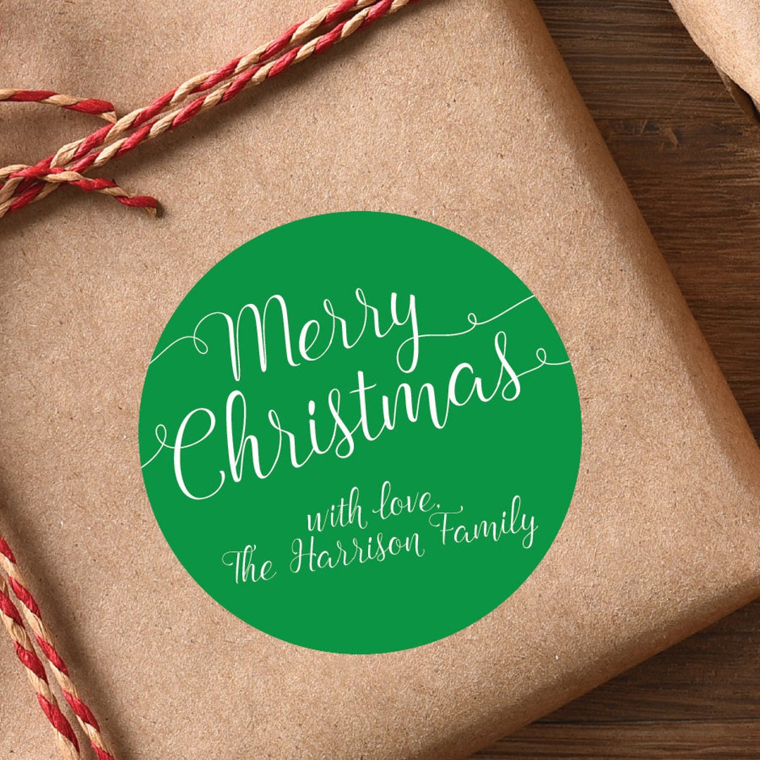 Christmas Stickers Christmas Gift Labels Christmas Gift Stickers ...