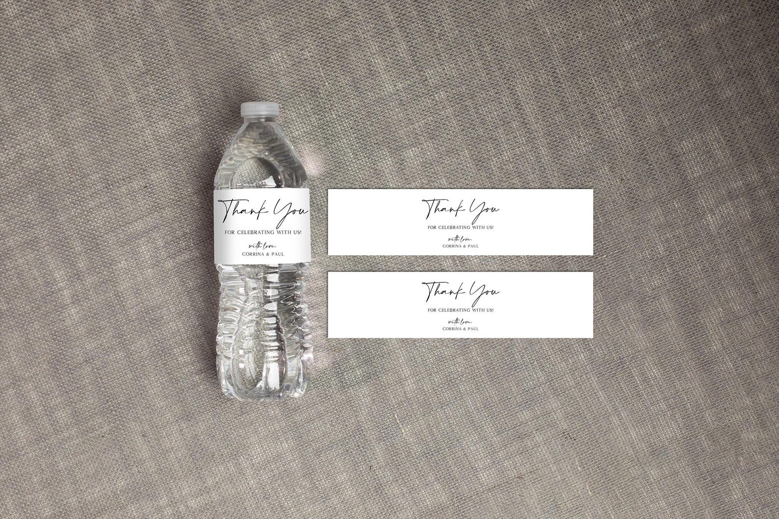 Wedding Water Bottle Label - Thank You Water Bottle Labels ...