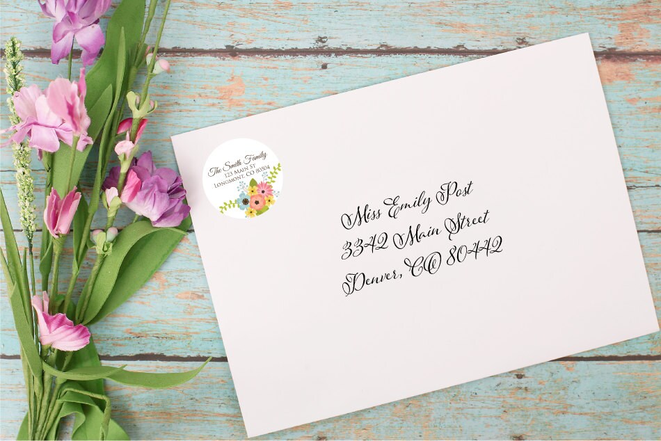 Return Address Labels Personalized Address Stickers Rustic - Etsy