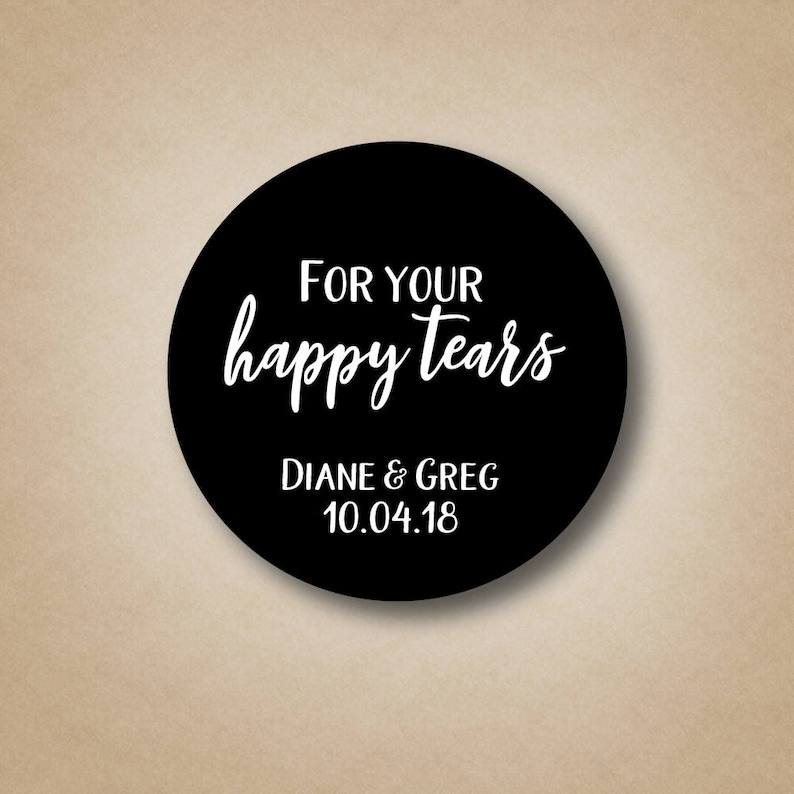 For Your Happy Tears Stickers Happy Tears Labels Tissue Box Label Tears ...