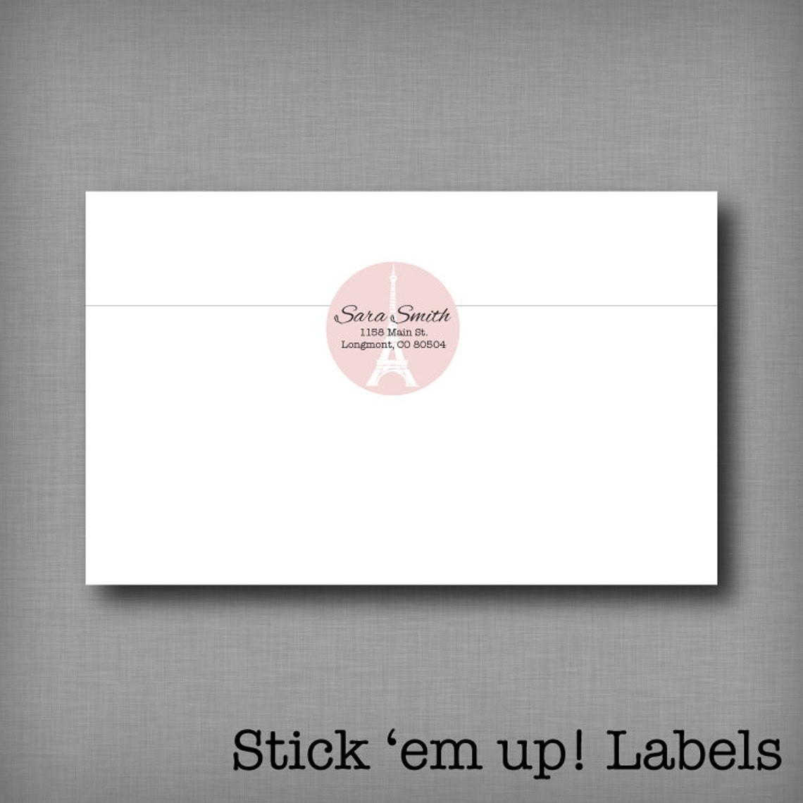 Return Address Labels Personalized Round Address Stickers | Etsy