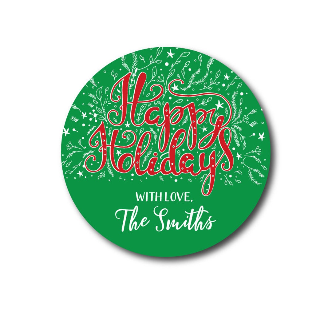 Christmas Stickers Christmas Gift Labels Holiday Labels Holiday Gift ...