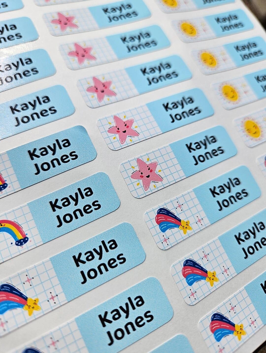 Personalized Kids Name Labels - Daycare Labels, Dishwasher Safe Labels ...