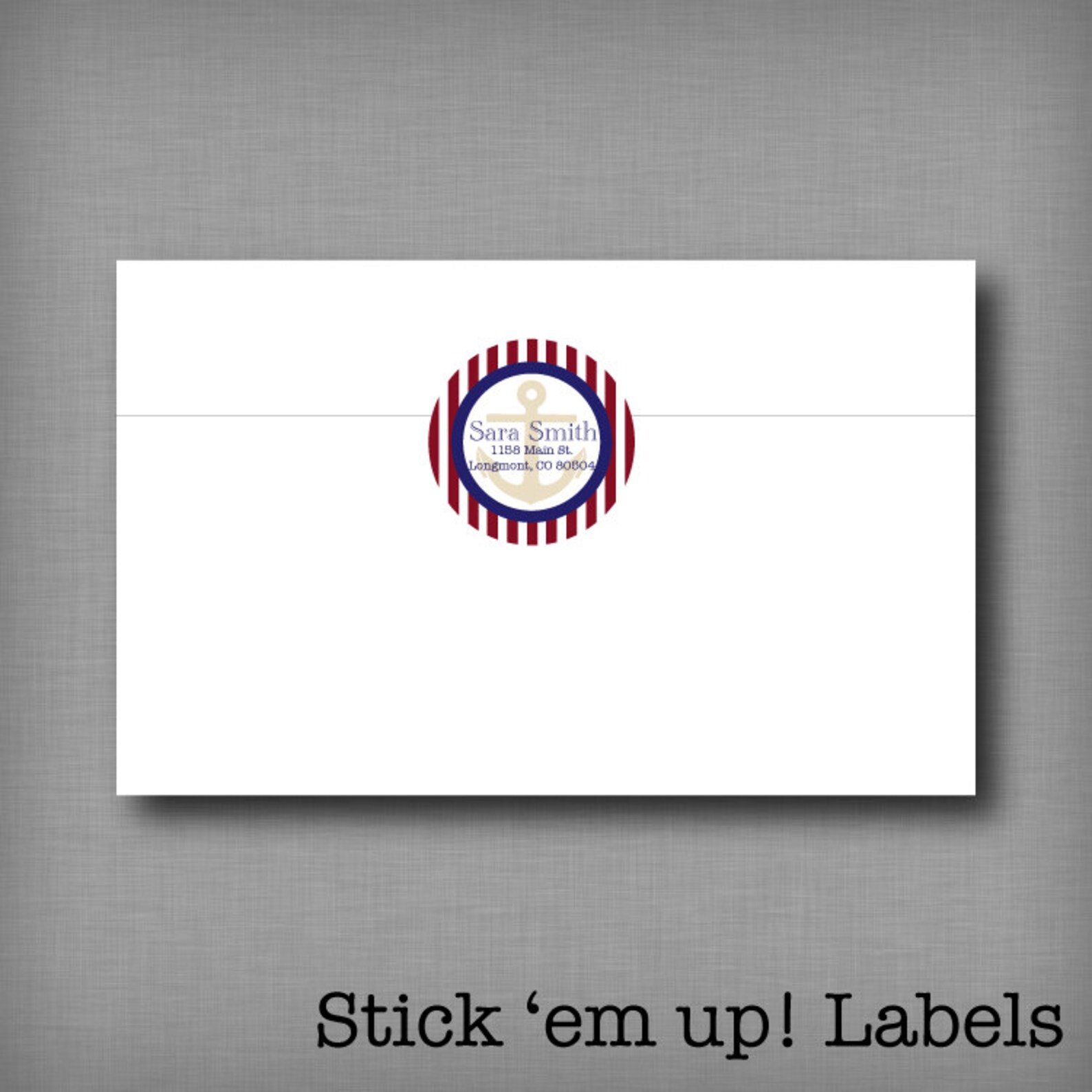 Return Address Labels Personalized Round Address Stickers - Etsy