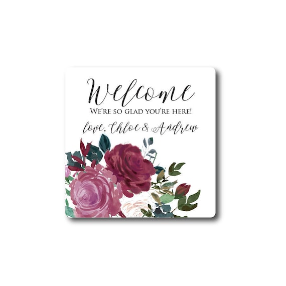 Wedding Welcome Labels Welcome Bag Sticker Out of Town Guest Welcome ...