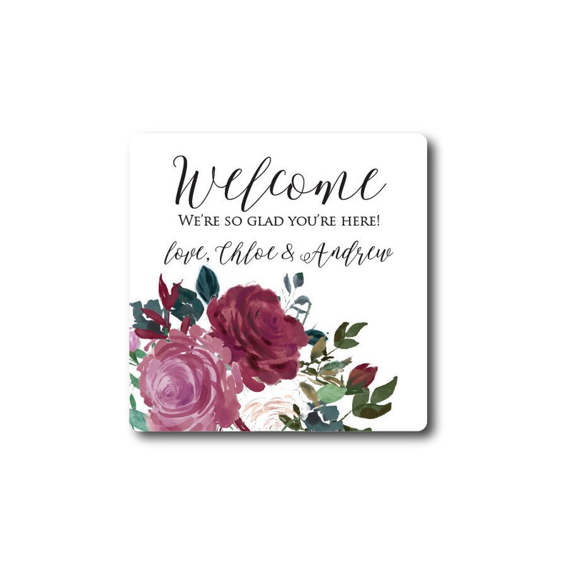 Wedding Welcome Labels Welcome Bag Sticker Out of Town Guest - Etsy