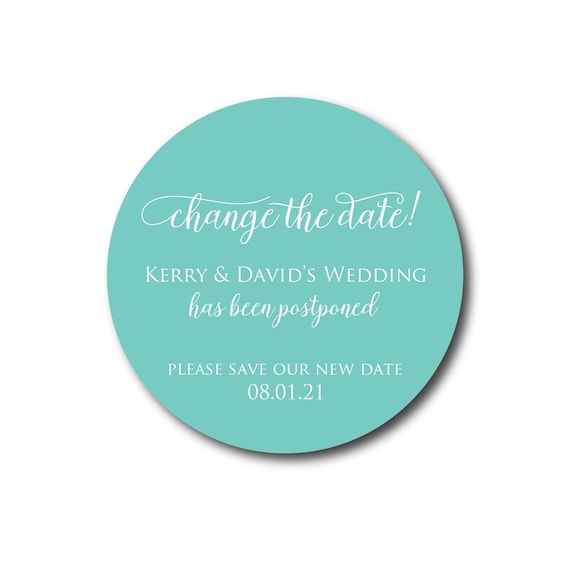 Save the New Date Labels Change the Date Stickers Save Our New | Etsy