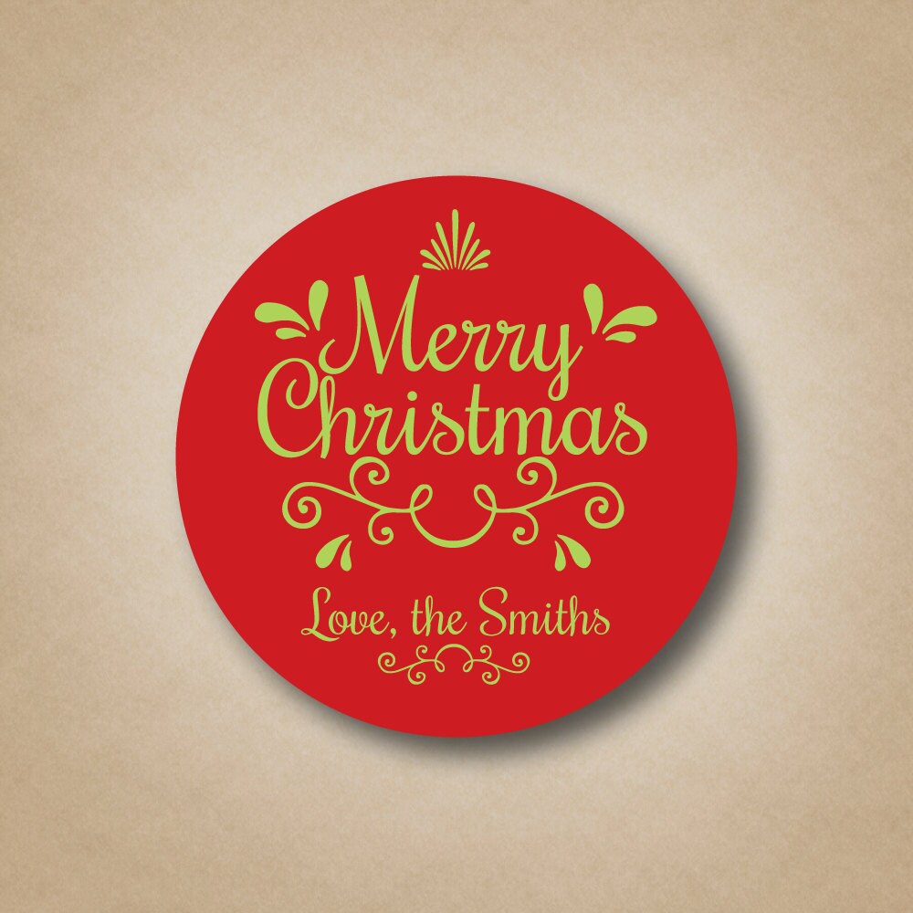 Folk Rustic Christmas Gift Labels Christmas Gift Tags Personalized ...