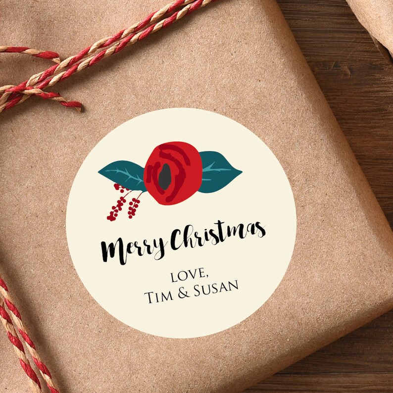 Christmas Gift Stickers Christmas Gift Labels Christmas - Etsy
