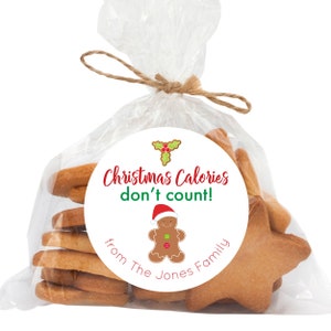 Christmas Stickers - Holiday Baking Labels, Christmas Baking Sticker ...