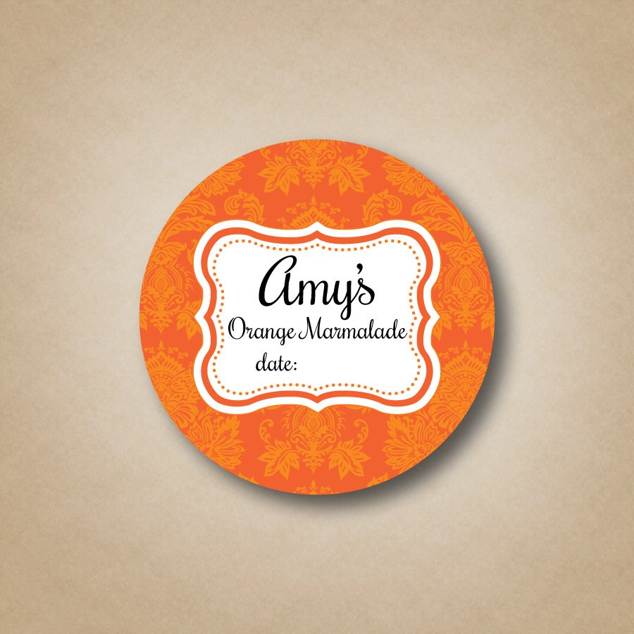 Green Canning Labels Sweet Pickles Relish Canning Labels Green Damask ...