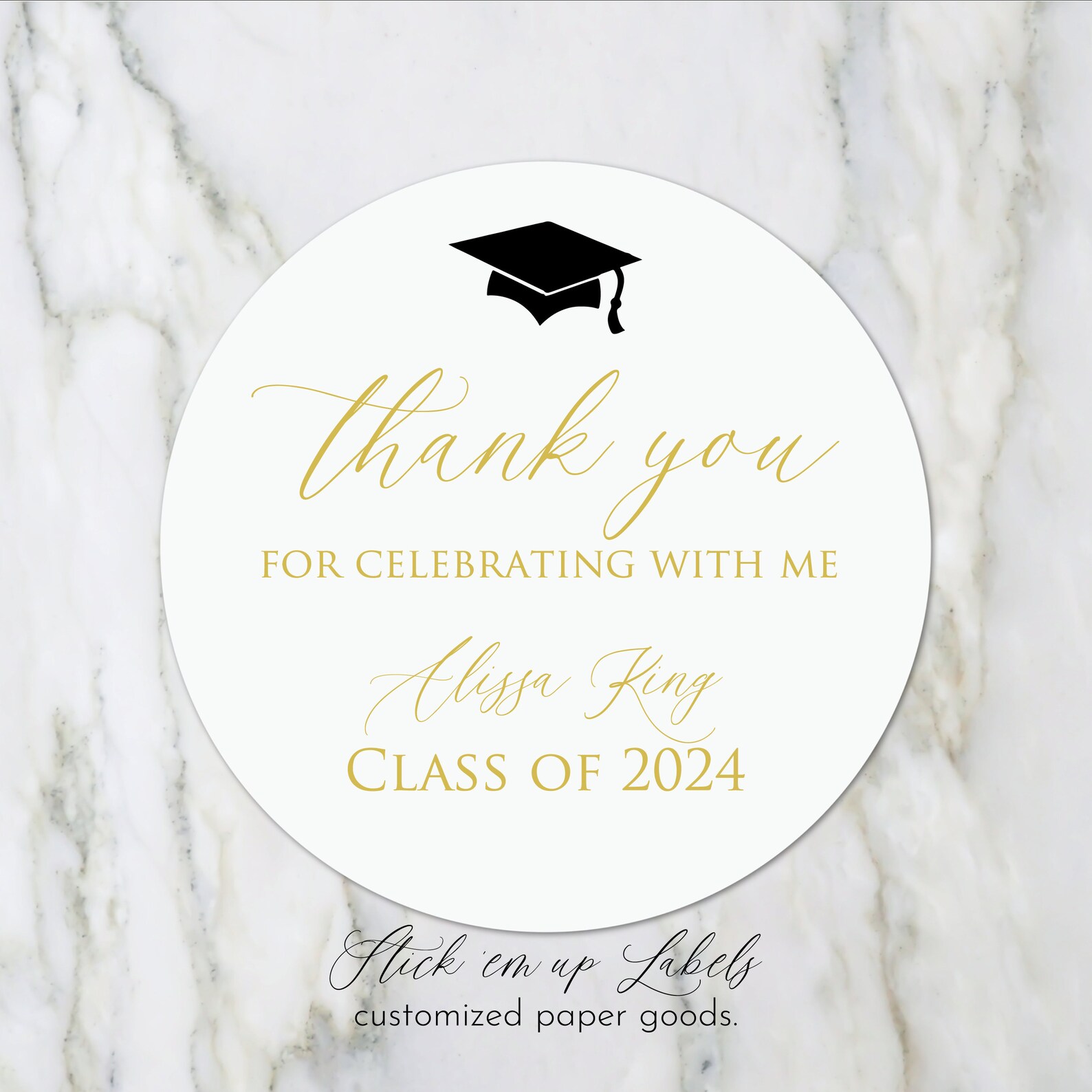 Graduation Stickers Graduation Party Stickers Graduation 2024 Labels ...