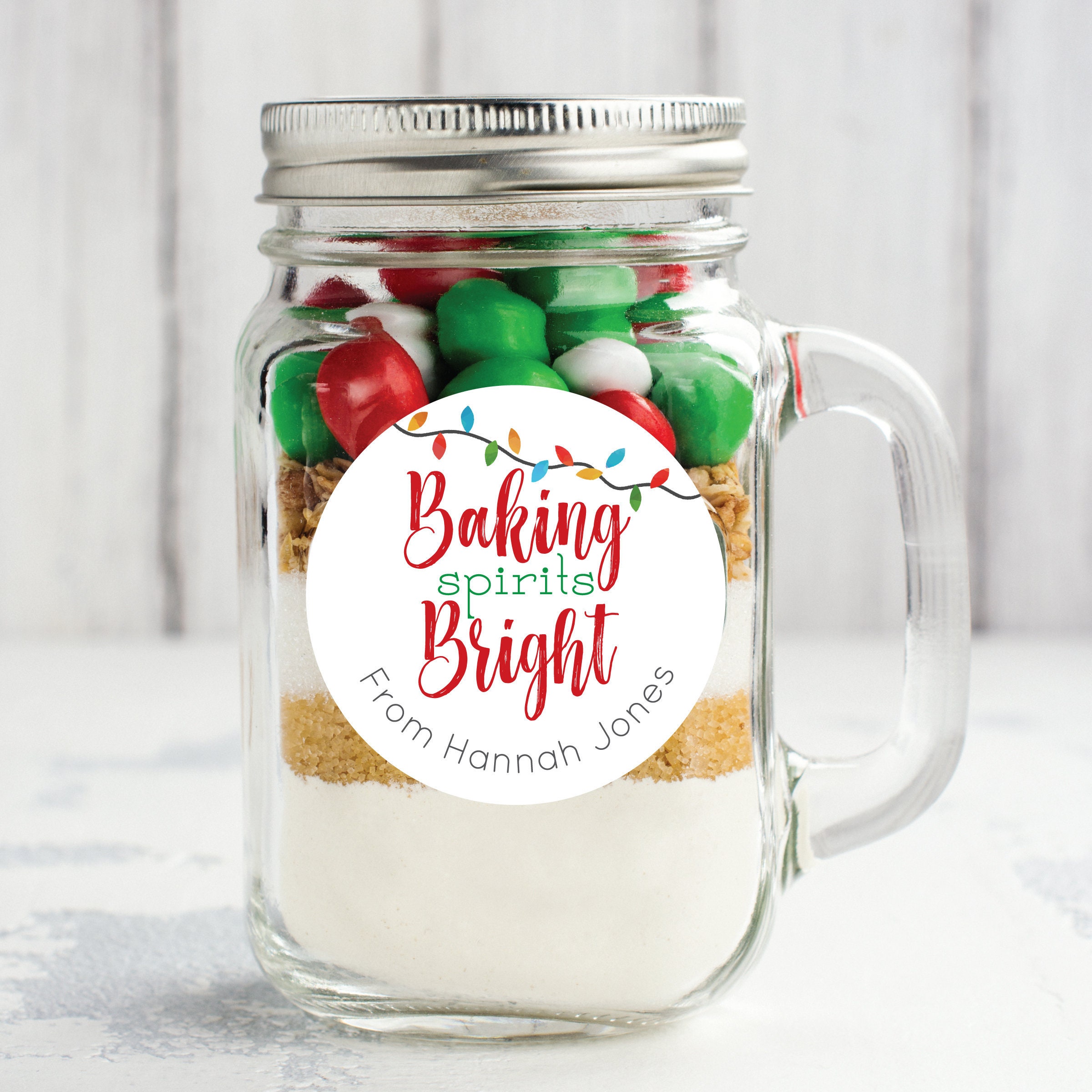 Christmas Stickers From the Kitchen of Baking Labels Baking Spirits ...