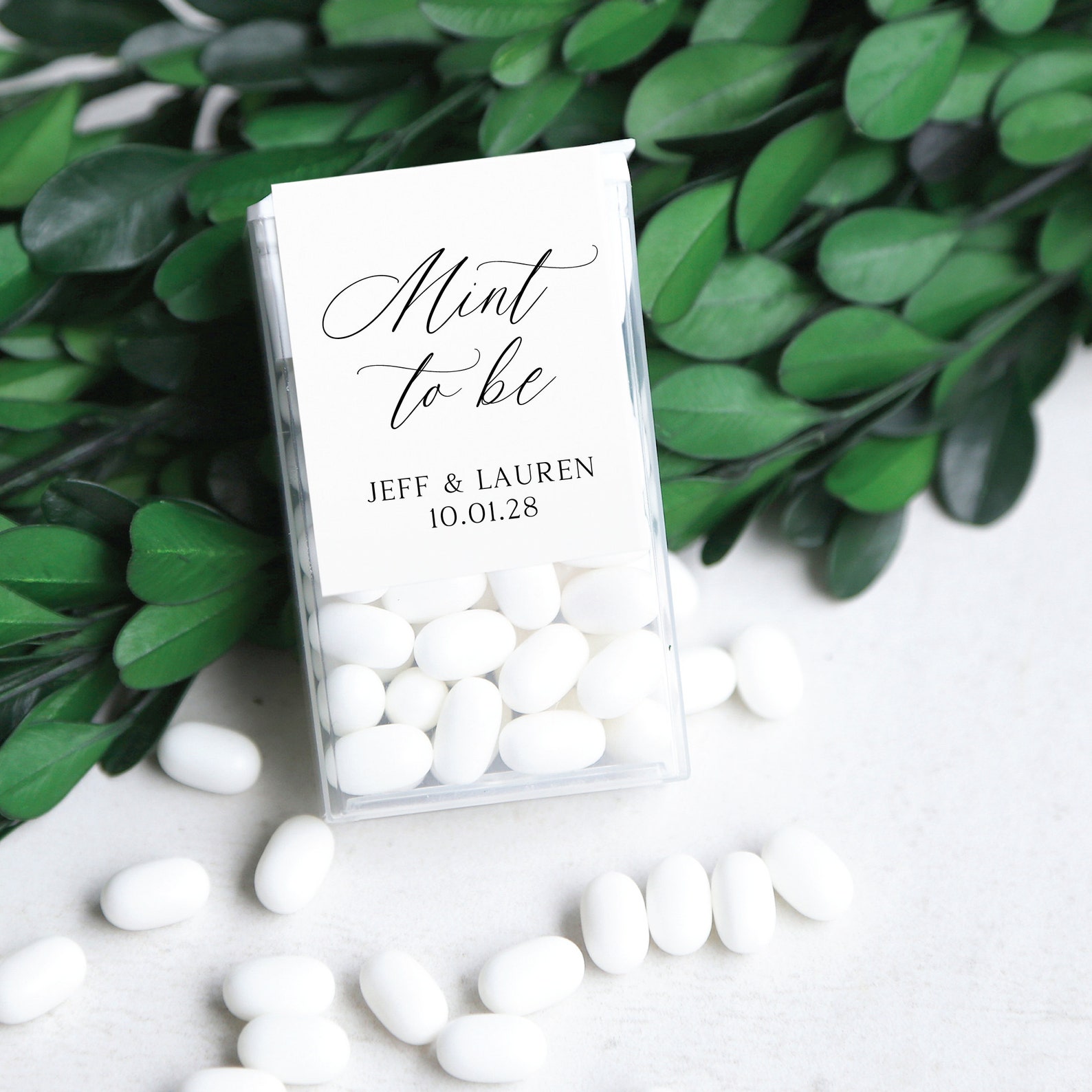 Wedding Favor Sticker - Mint to Be Stickers - Breath Mint Labels ...