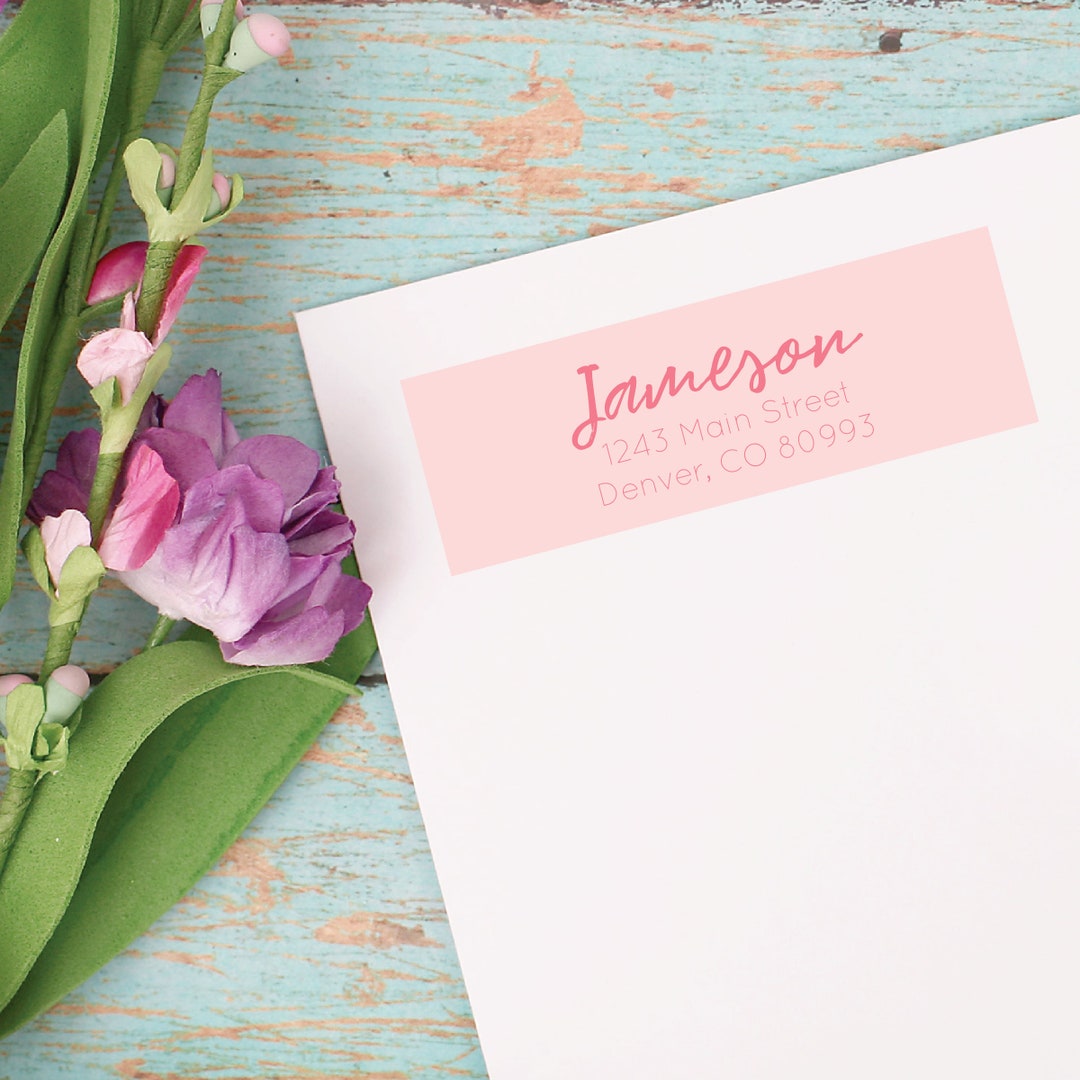 Return Address Sticker Wedding Address Label Return Address Labels ...