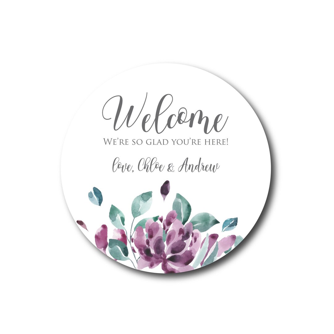 Welcome Wedding Stickers Welcome Stickers Labels Wedding - Etsy