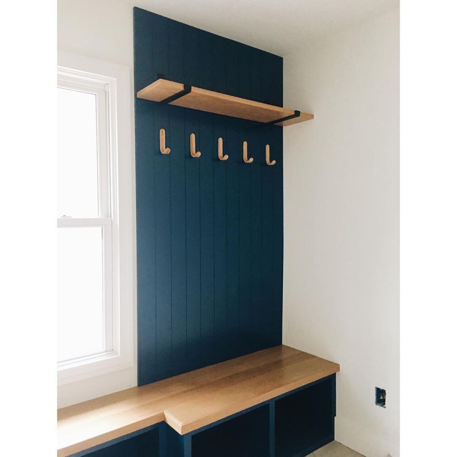 Steel Shelf Bracket Custom Modern Black Iron Metal Shelf - Etsy