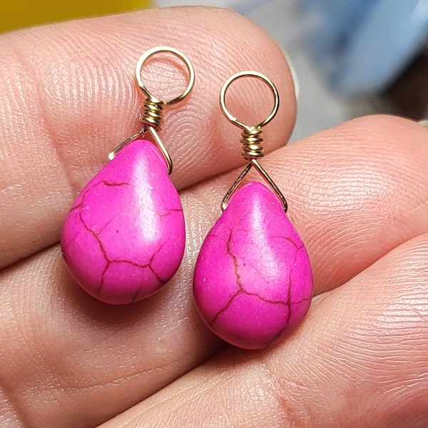 Howlite Charms - Etsy