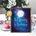 Moon in Loving Memory Sign, Wedding Template, Memorial Sign, Night Sky ...