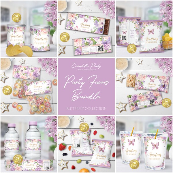 Butterfly Label - Etsy