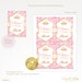Princess Editable Party Treats Package, Royal Crown Birthday Snacks ...
