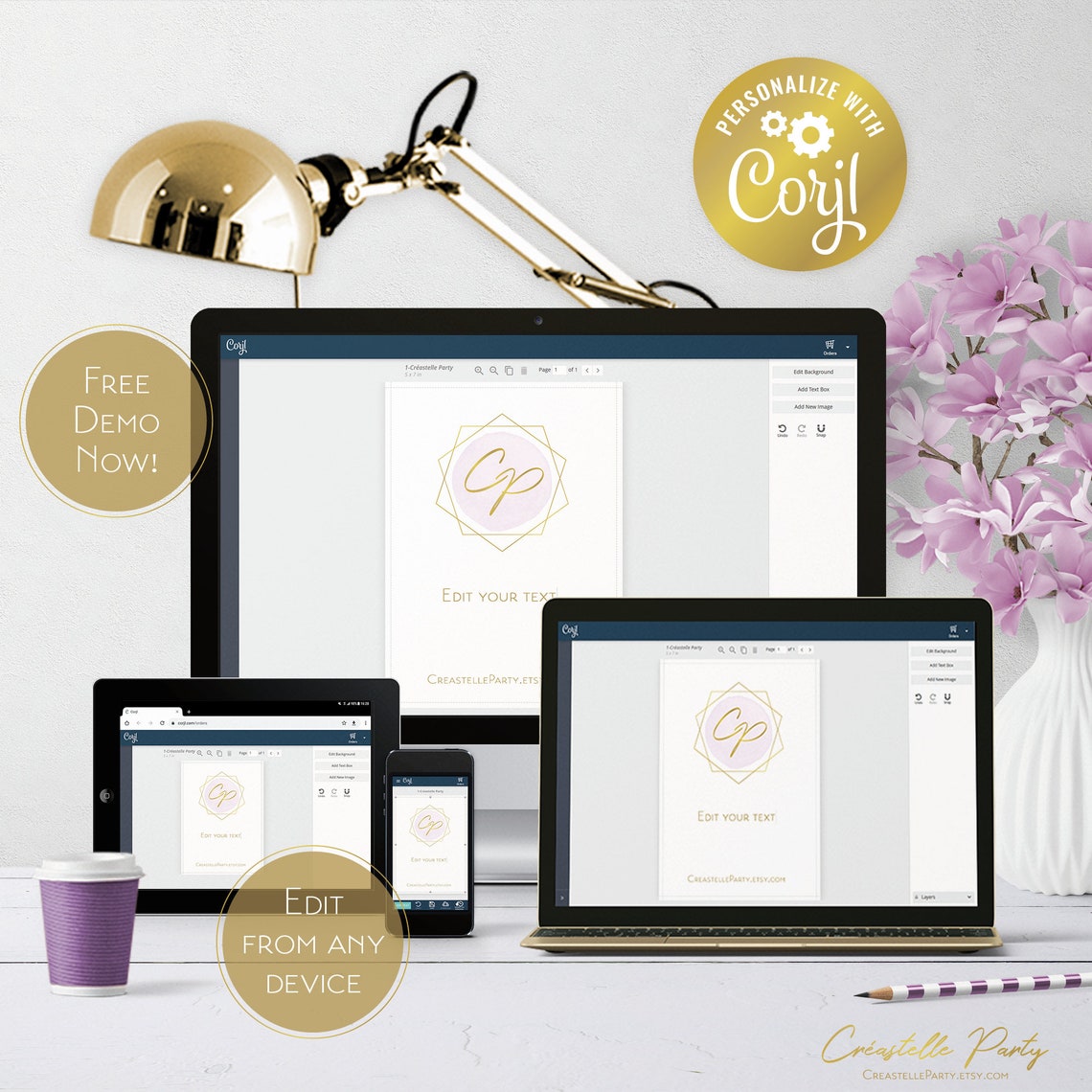 On Cloud Nine Wedding Menu Template, Editable 3.75x9 + 5x7 Menus ...