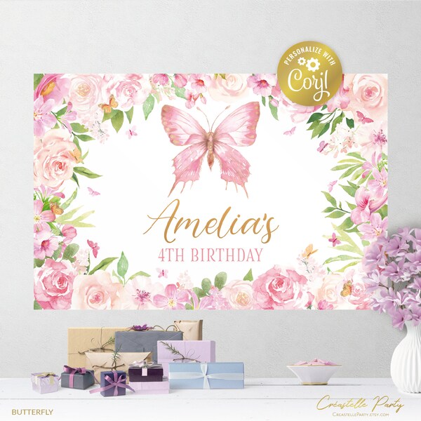 Butterfly Backdrop - Etsy