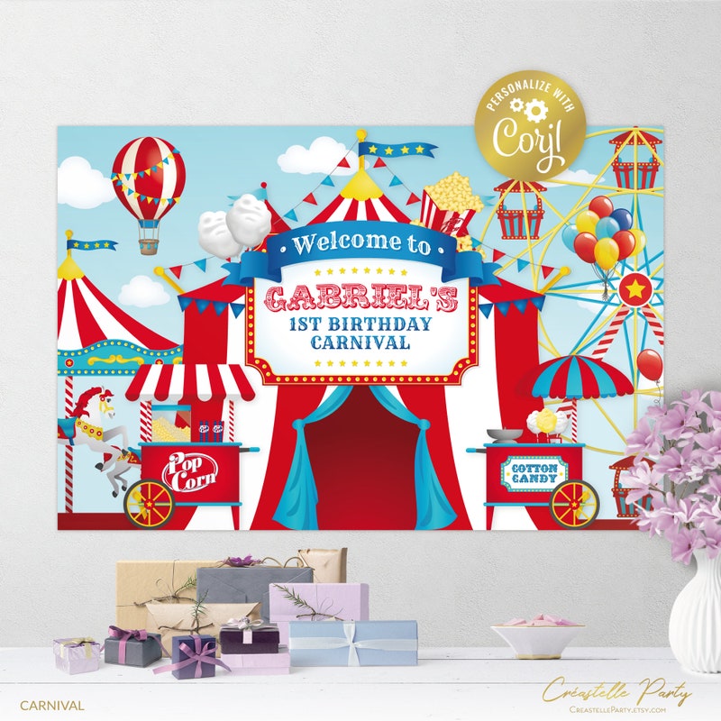 Carnival Backdrop - Etsy
