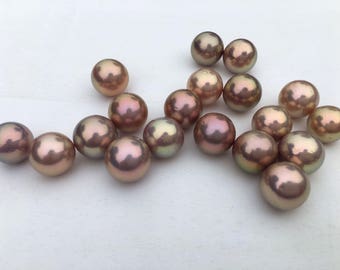 9.5-15mm Large Rainbow Color Edison Pearl Large Metallic | Etsy