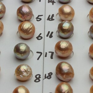 10-12mm Metallic Color Pearl Pair,circle Nuclear Pearl Pearl,fresh ...