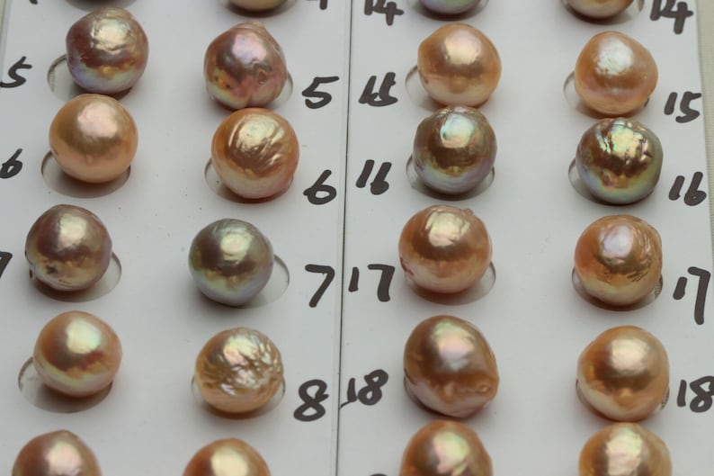 10-12mm Metallic Color Pearl Pair,circle Nuclear Pearl Pearl,fresh ...
