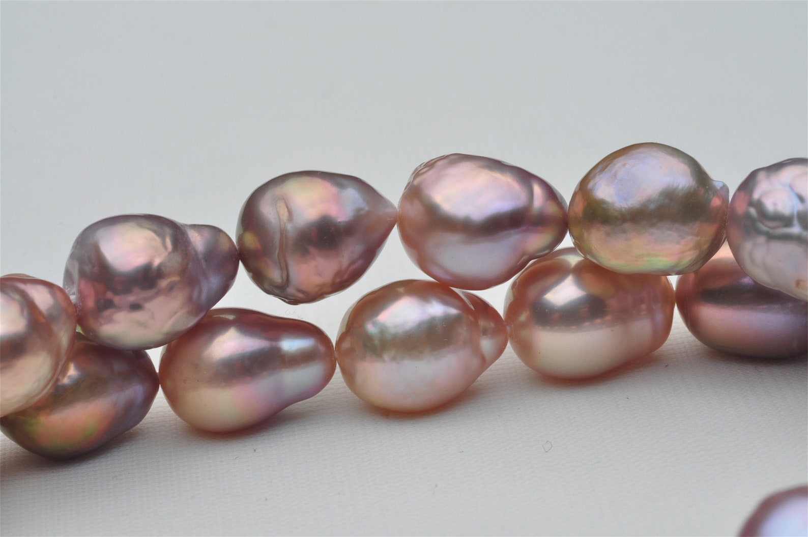 Natural Metallic Baroque Pearl Strand ,natural Baroque Loose Pearl ...