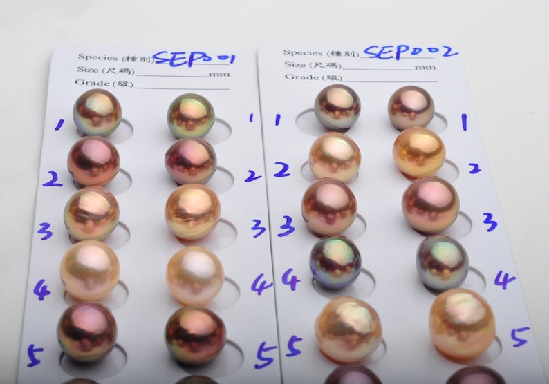 Natural Drop Baroque Edison Pearl Pair | Etsy