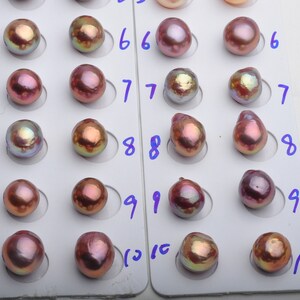 Natural Drop Baroque Edison Pearl Pair - Etsy