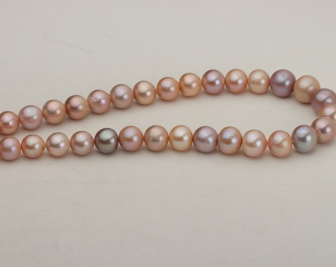 8-9.5mm Natural Color Rice/drop Fresh Water Cultured Pearl - Etsy