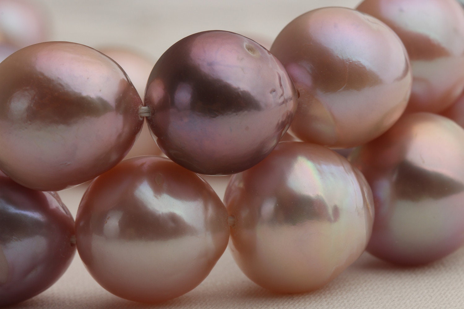 11-13.5mm Natural Mixed Metallic Color Edison Pearl Bead | Etsy