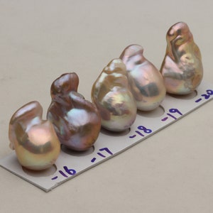 14-16mm Large Baroque Pearls,irregular Shape Nuclear Fresh Water Pearl ...