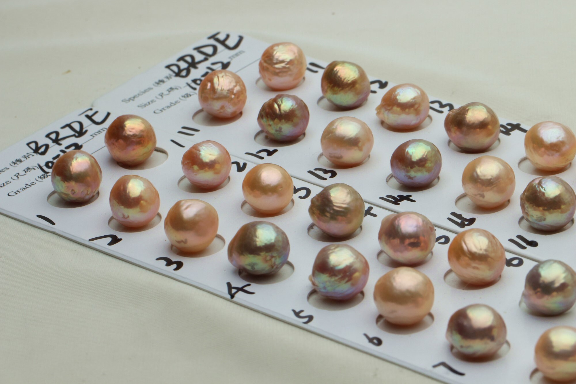10-12mm Metallic Color Pearl Pair,circle Nuclear Pearl Pearl,fresh ...