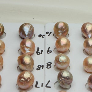 10-12mm Metallic Color Pearl Pair,circle Nuclear Pearl Pearl,fresh ...