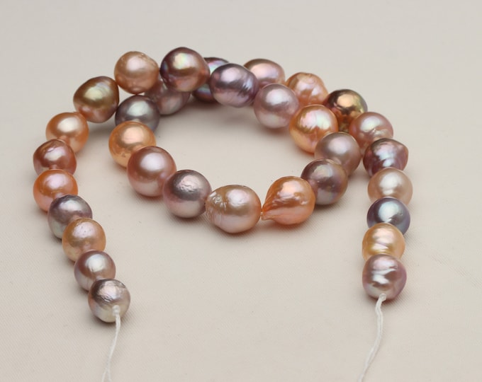 8-9.5mm Natural Color Rice/drop Fresh Water Cultured Pearl - Etsy