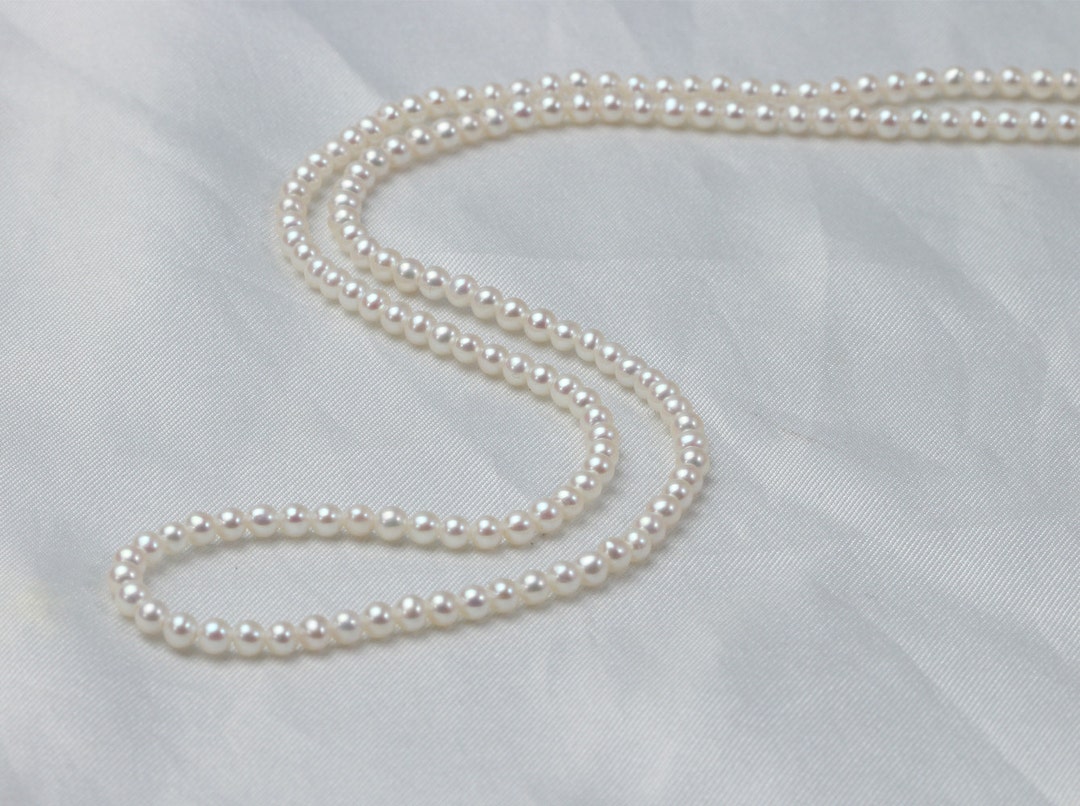 2.5-3mm Small Fresh Water Pearl Strand, Tiny Round Pearl Strand,natural ...
